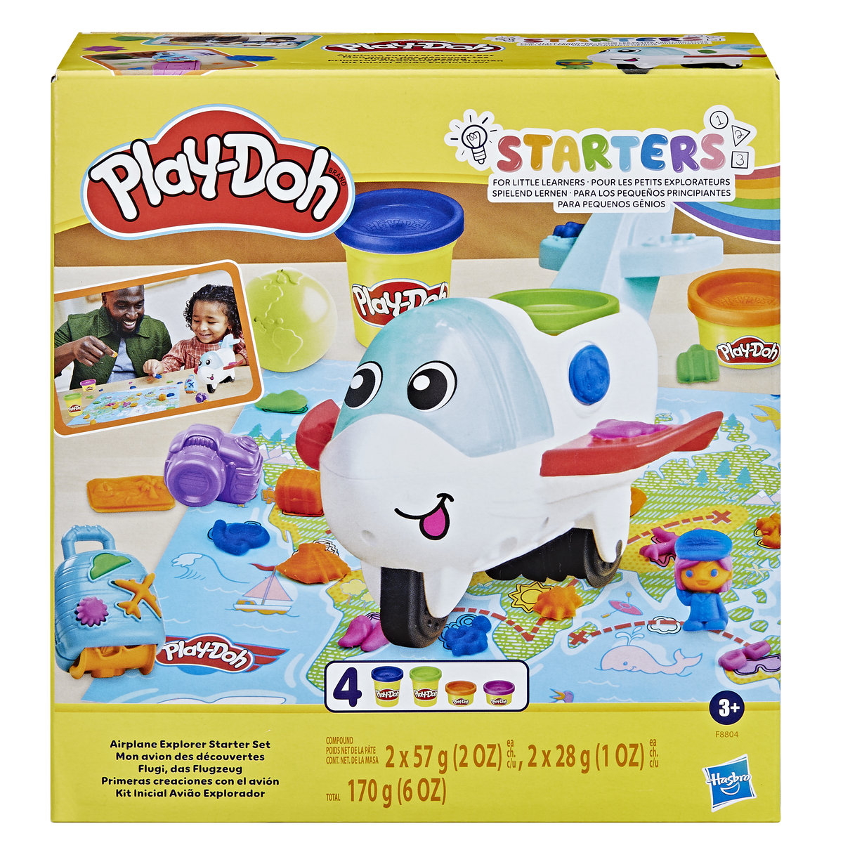 Play Doh, Zestaw Airplane Explorer, Starters Samolot Odkrywcy, F8804 - Play-Doh | Sklep EMPIK.COM