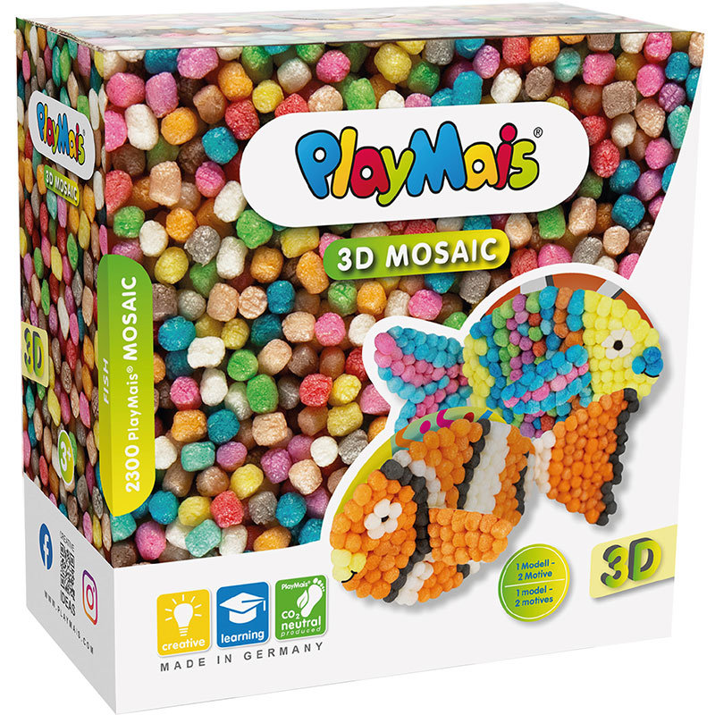 PlayMais, mosaic 3d ryba - PlayMais | Sklep EMPIK.COM