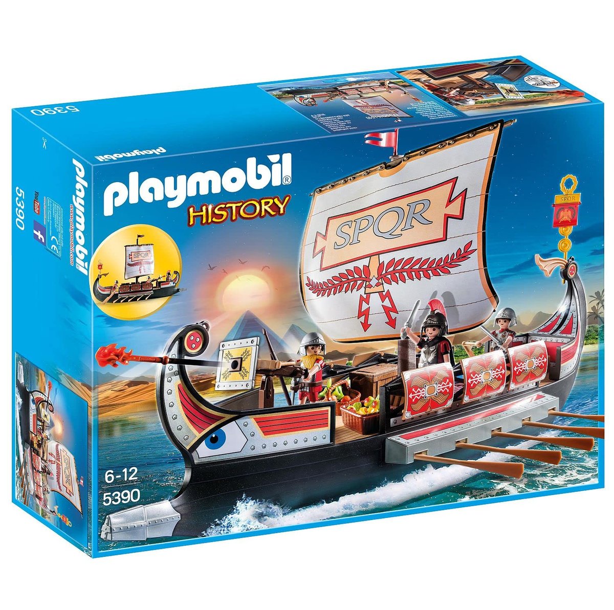 PLAYMOBIL History 5390 Rzymska Galera, od 6 Lat - Playmobil | Sklep ...