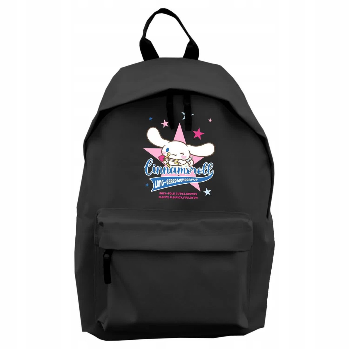 PLECAK DO SZKOŁY Czarny Wyprawka Szkolna Dla Fana CINNAMOROLL Sanrio ...