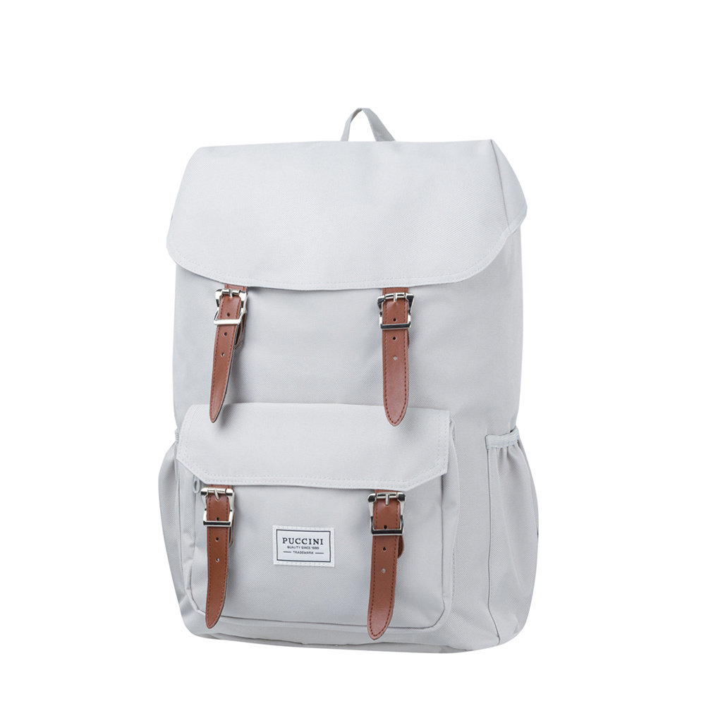 Plecak miejski PUCCINI LEGACY PM2023 4 Szary - PUCCINI | Sport Sklep EMPIK.COM