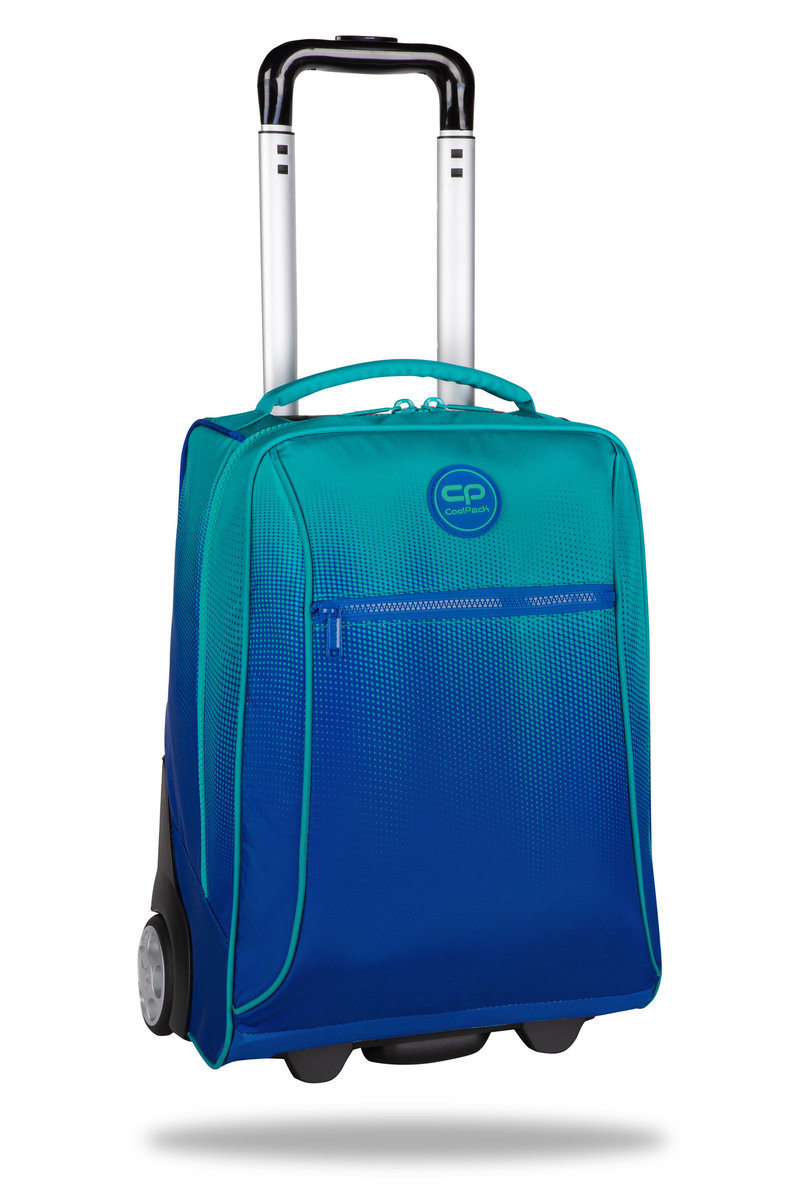 Plecak na kółkach dla dzieci, gładki, niebieski, CoolPack Compact ...