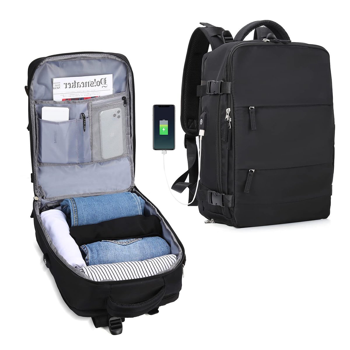 Plecak podróżny Ryanair Cabin 40x20x25 cm, walizki podróżne, torba ...