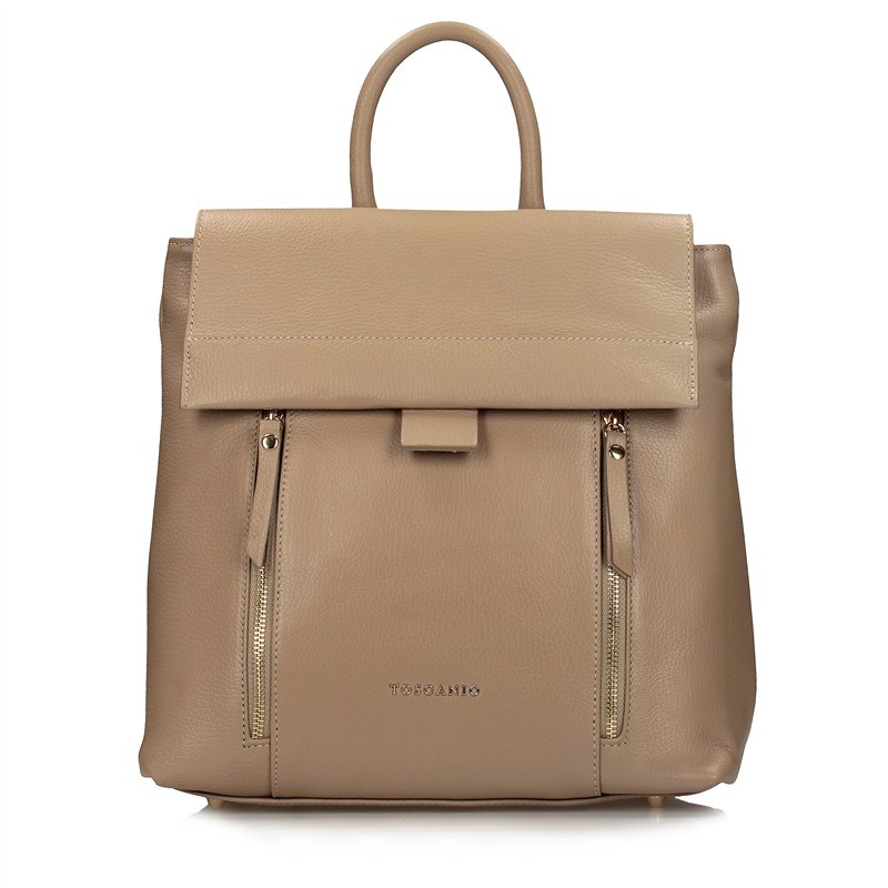 Plecak skórzany Toscanio F267 - Toscanio | Moda Sklep EMPIK.COM