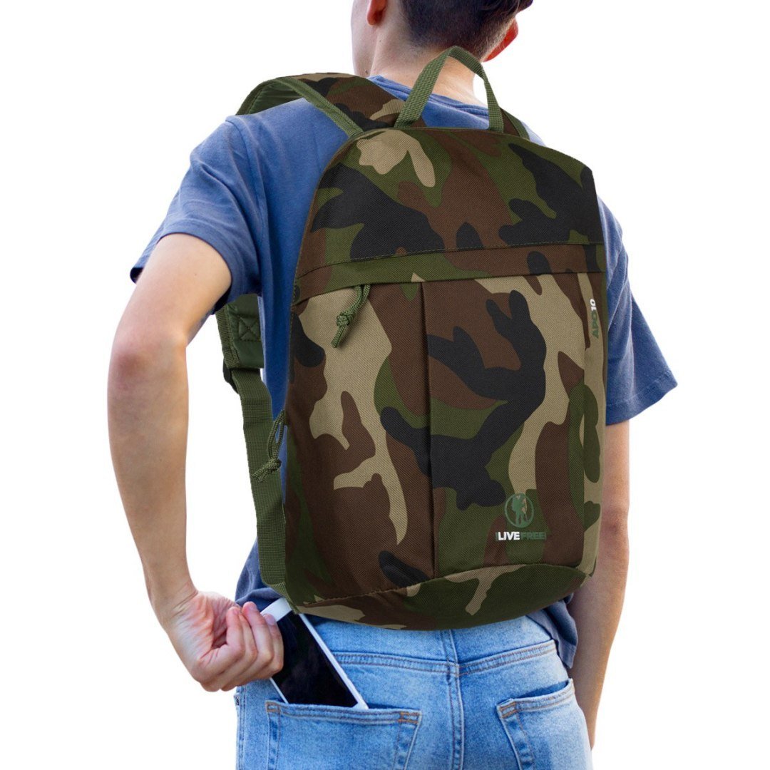 Plecak sportowy MAŁY lekki na rower trecking moro BP01 ecru, kremowy - Beltimore | Moda Sklep ...