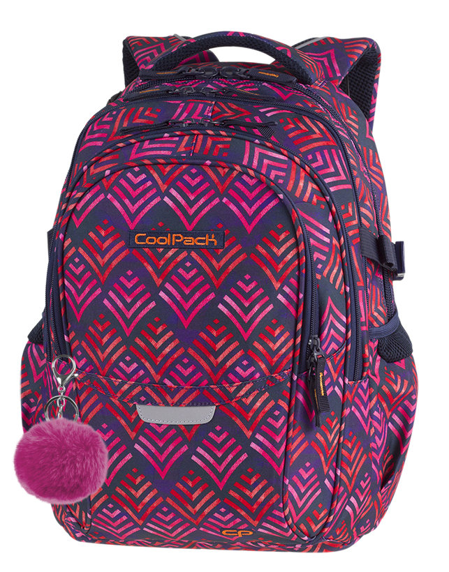 Plecak szkolny dla dziewczynki różowy CoolPack trzykomorowy - CoolPack | Sklep EMPIK.COM