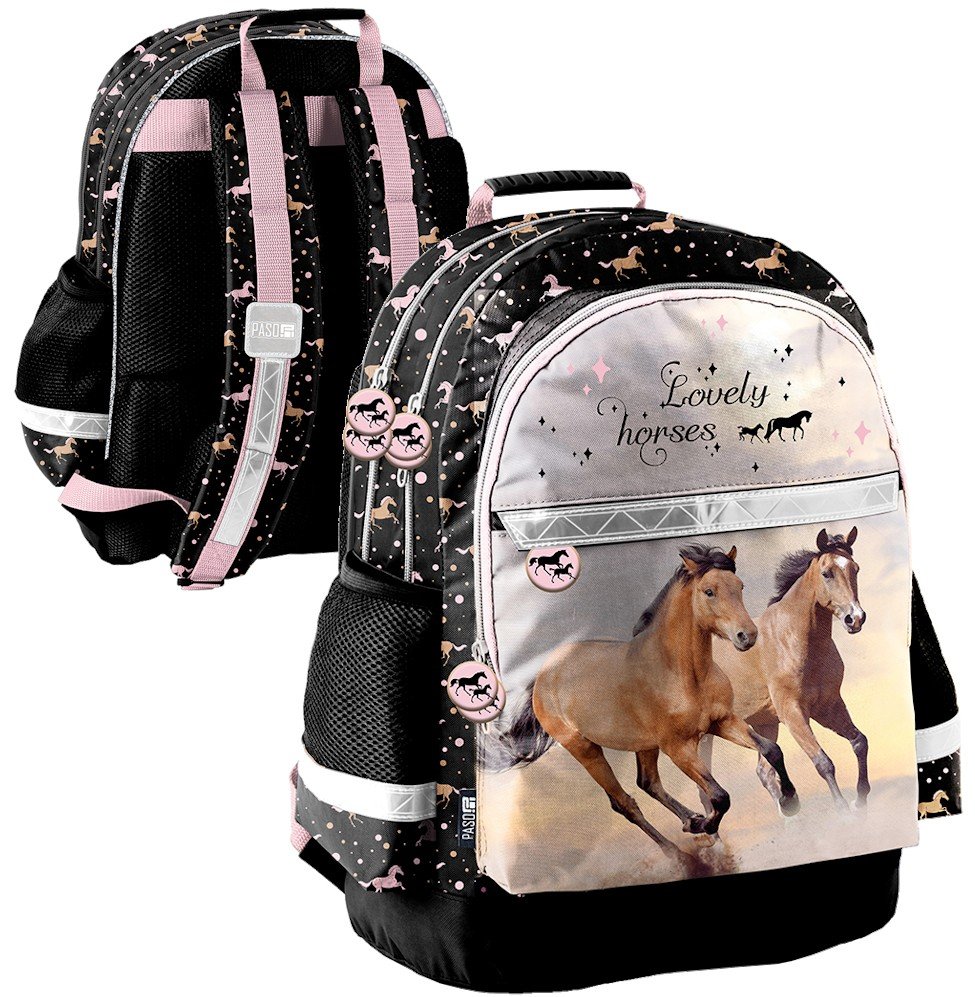 Plecak szkolny Konie PP25HA-116 - Paso | Sklep EMPIK.COM