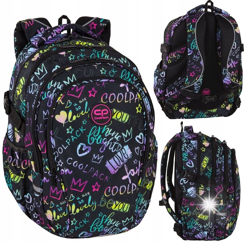 Plecak Szkolny Młodzieżowy Factor Shine Bright Coolpack F002847 - inna (Inny) | Sklep EMPIK.COM