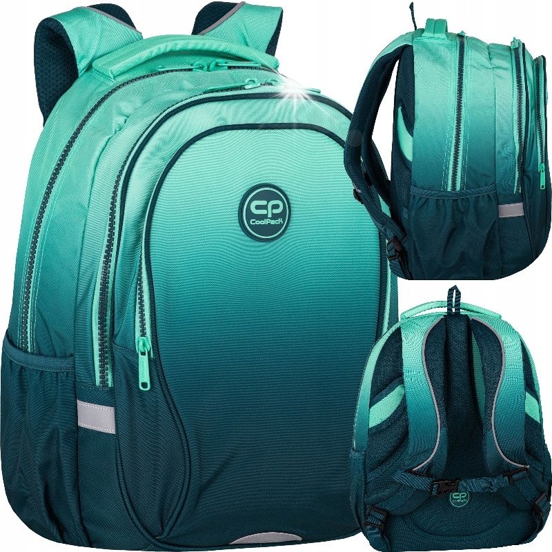 Plecak Szkolny Młodzieżowy Factor X Gradient Blue Lagoon Coolpack F002690 - inna (Inny) | Sklep ...