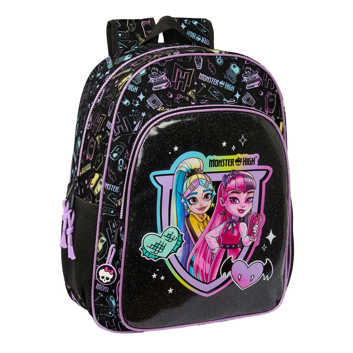 Plecak szkolny Monster High Czarny 33 x 42 x 14 cm - Inna marka | Sport ...