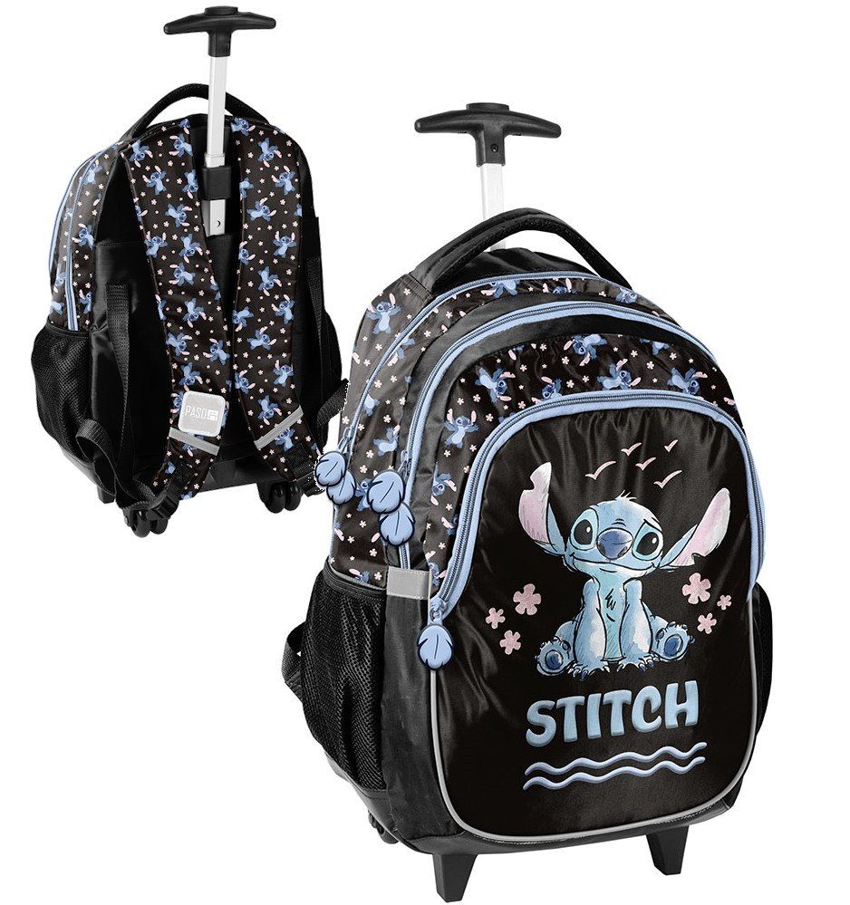 Plecak szkolny na kółkach Disney Lilo i Stitch | Dla dziewczynki - Paso | Sklep EMPIK.COM