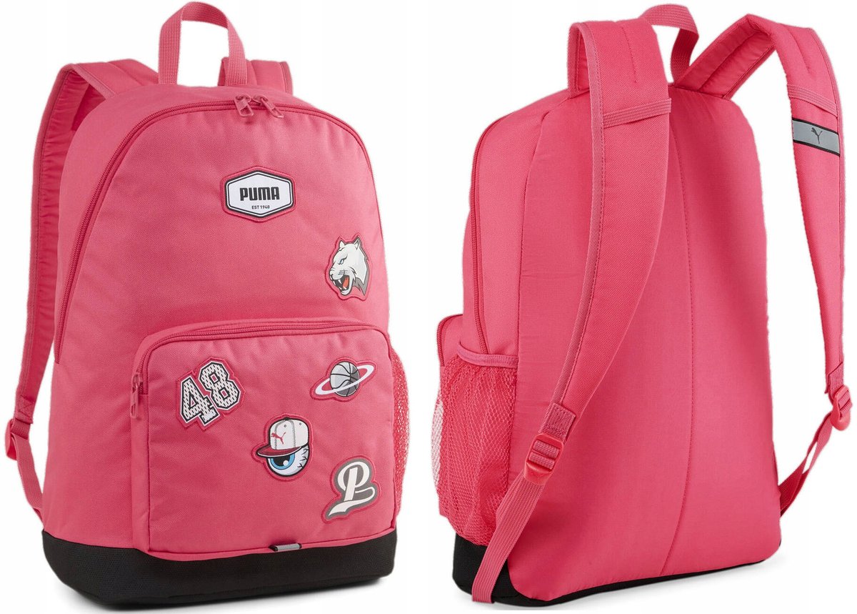 PLECAK SZKOLNY NA WYCIECZKĘ PUMA DUŻY RÓŻOWY HOLOGRAM - Puma | Moda ...