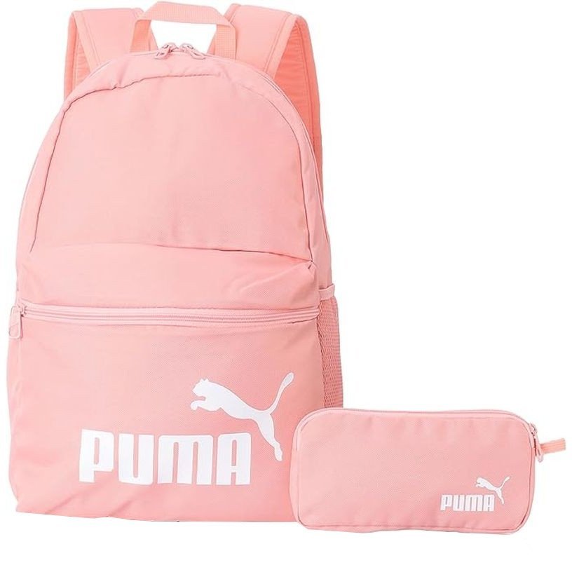 Plecak szkolny zestaw dla dziewczynki, gładki, różowy, Puma - Puma | Sklep EMPIK.COM