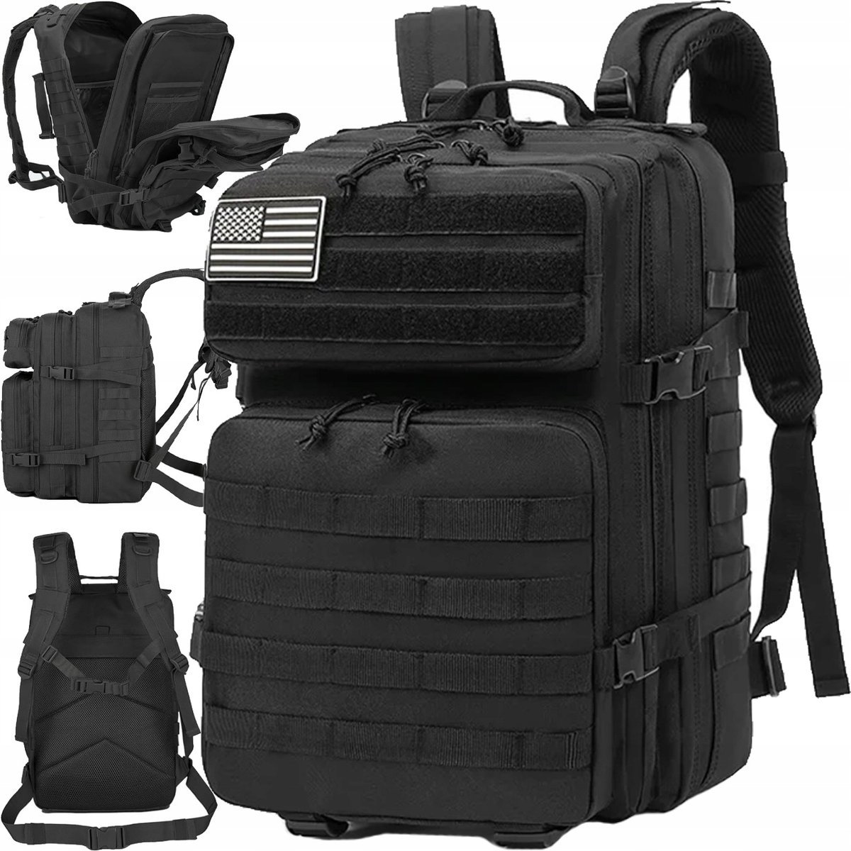 Plecak Taktyczny Wojskowy Turystyczny Militarny Survival Duży 45L - Realne Ceny | Sport Sklep ...