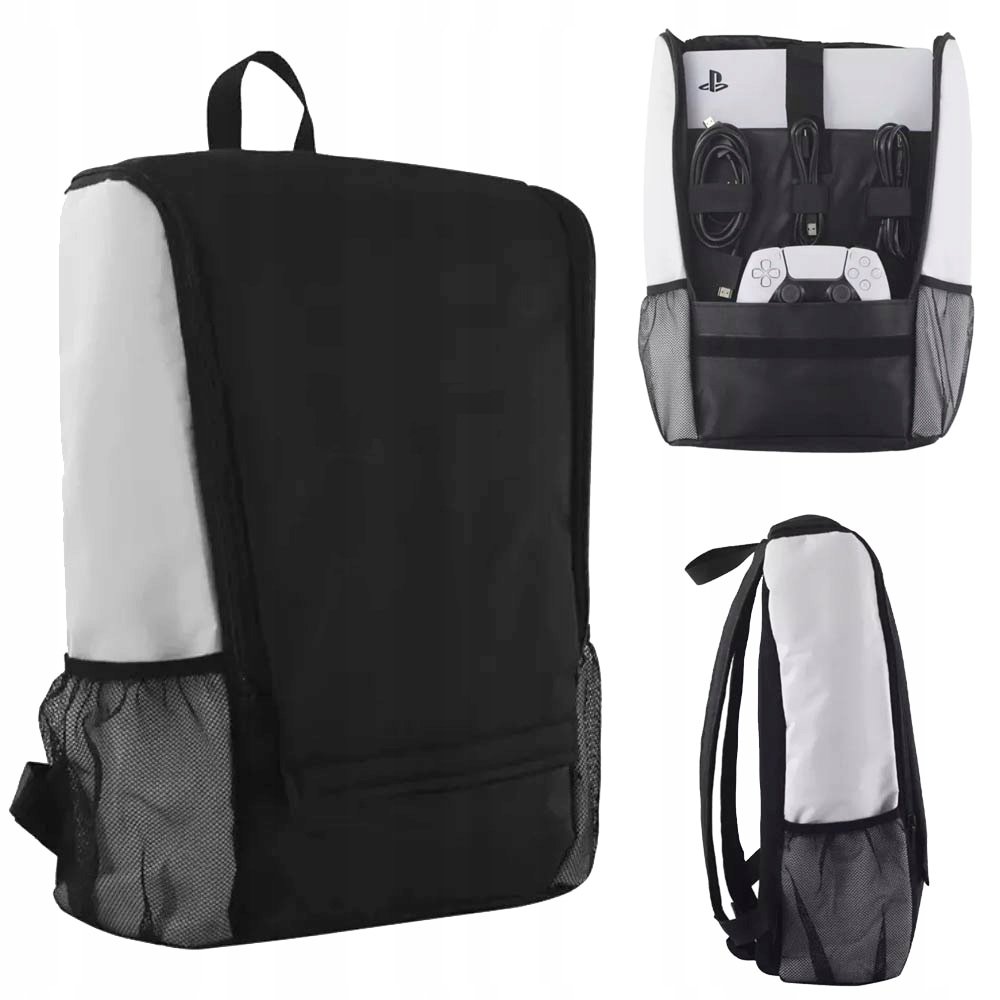 PLECAK TORBA ARTNICO DO PLAYSTATION 5 PS5 POMIEŚCI KONSOLE KABLE 2 PADY ...