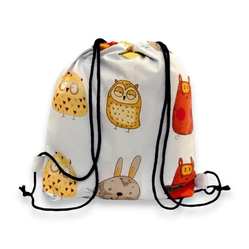 Plecak Worek Bawełniany dla dzieci Sowa i Królik - Inna marka | Moda ...
