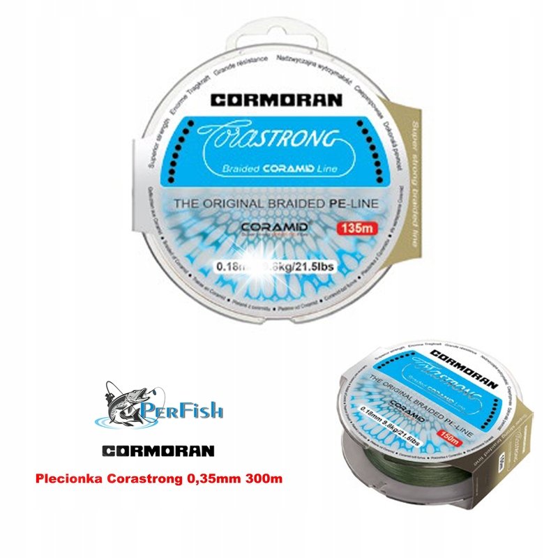 Plecionka Cormoran 0,35mm/300m Corastrong zielona - Inna marka | Sport ...