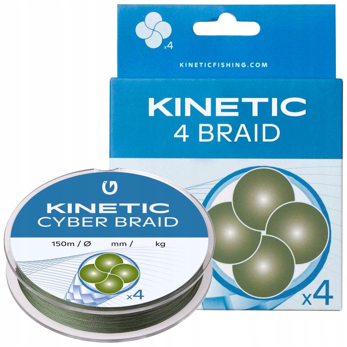 Plecionka Kinetic 4 Splotowa na Sandacza Spinning 0.12/150m 10kg ...