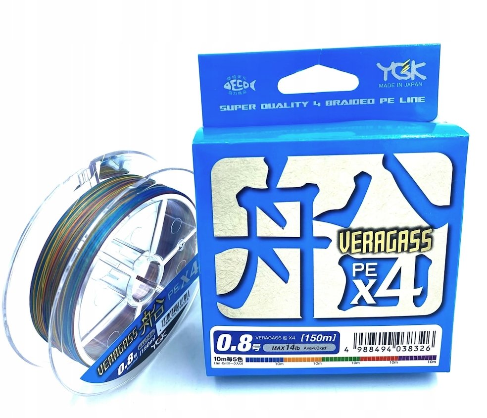 PLECIONKA YGK X4 VERAGASS FUNE PE0,8 150m JAPAN - YGK | Sport Sklep EMPIK.COM