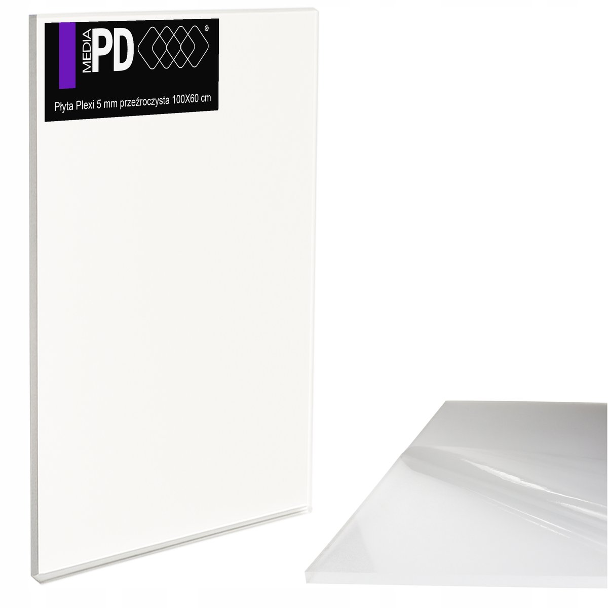 Pleksa Przezroczysta Pleksi 60x100 cm Plexa Plexi Płyta Pleks 5 mm ...