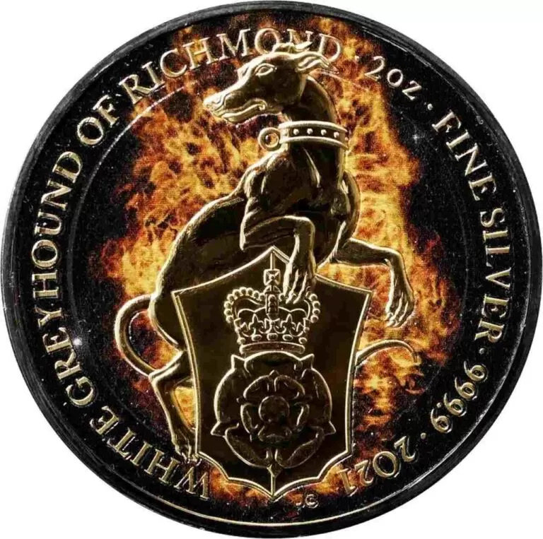 Płonący Chart z Richmond 2 uncje srebra 2021 - Inna marka | Sklep EMPIK.COM