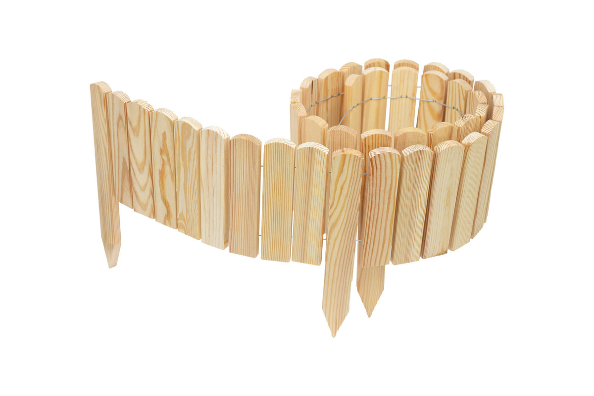 Płotek Ogrodowy Obrzeże Trawnikowe Palisada Ogrodowa Drewniana 10 x 200 cm - Woodygift | Sklep ...