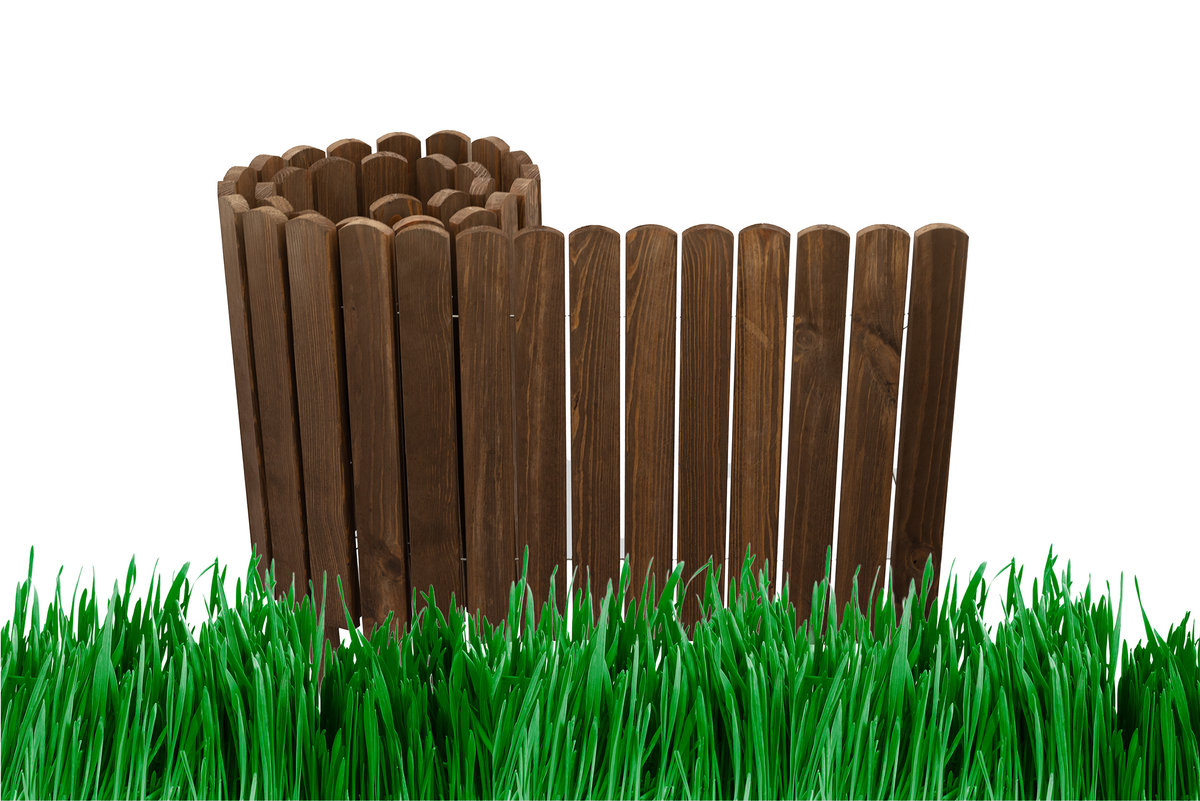 Płotek Ogrodowy Obrzeże Trawnikowe Palisada Ogrodowa Drewniana 10 x 200 cm - Woodygift | Sklep ...