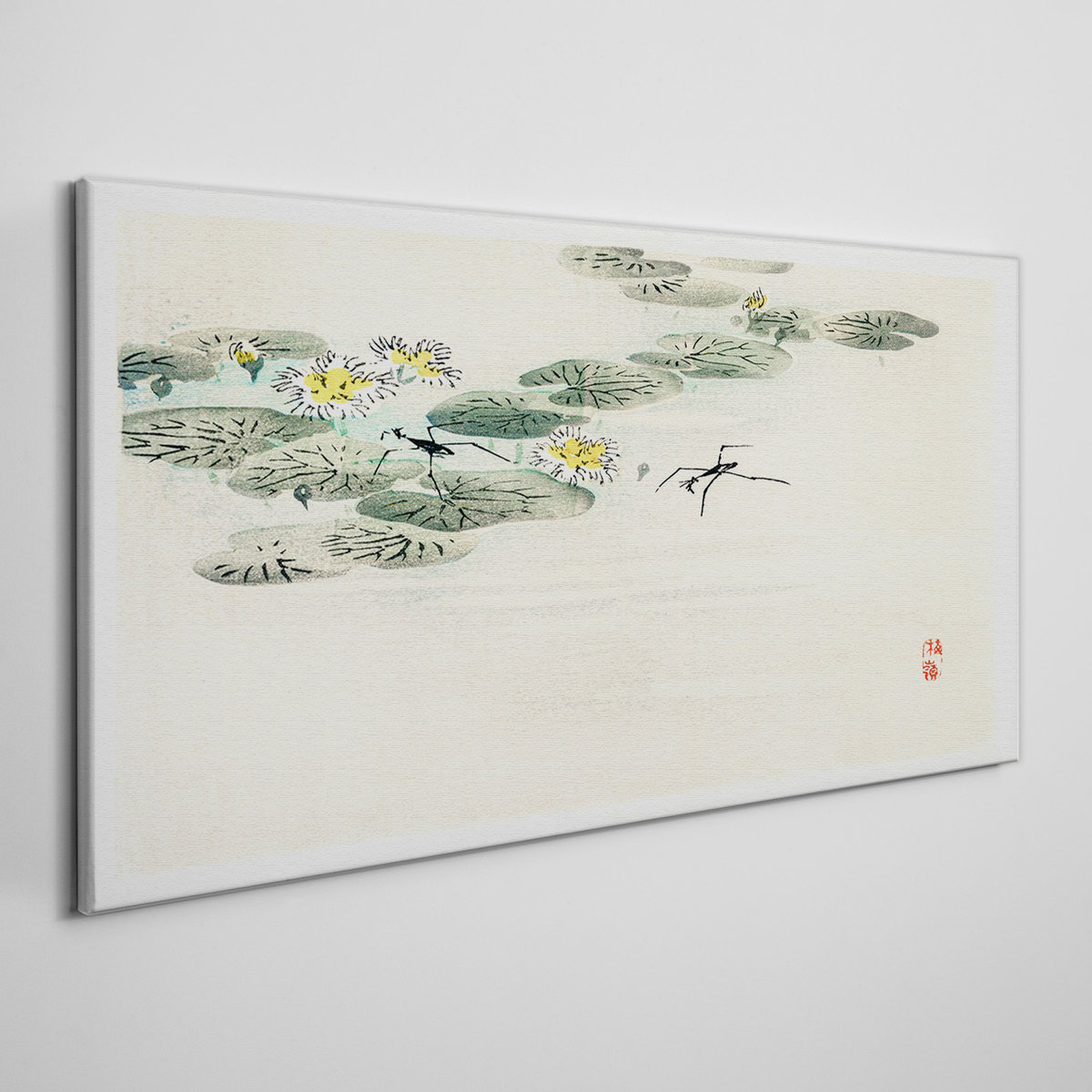 Płótno obraz na ścianę Woda liście owady 100x50 cm - Coloray | Sklep ...