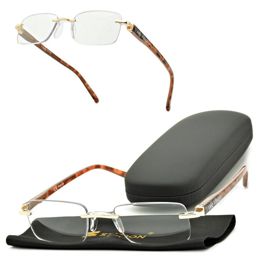 Plusy +3.00 okulary bezramkowe do czytania korekcyjne ST323A | Sklep ...