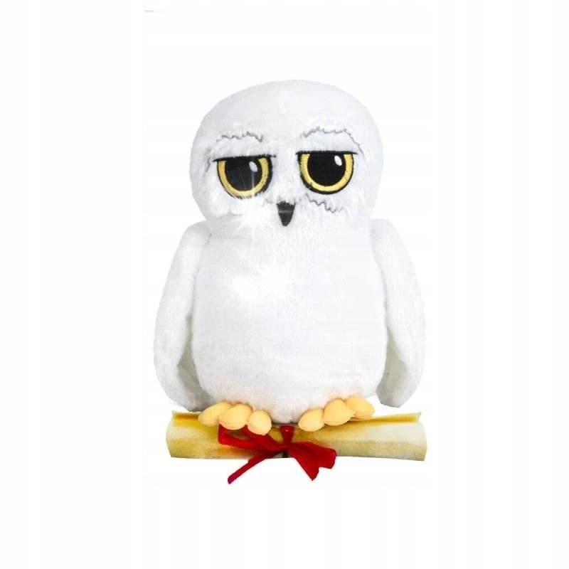 PLUSZAK MASKOTKA HARRY POTTER HEDWIGA Z LISTEM Z HOGWARTU 25 CM - inna ...