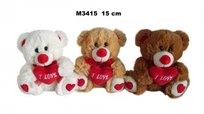 Pluszak Miś 15cm Siedzący Z Sercem Sun-Day M3415 - Sun-day | Sklep EMPIK.COM