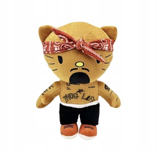 Pluszak Tupac Shakur 2Pac Hello Kitty Przytulanka Maskotka Rap Prezent ...