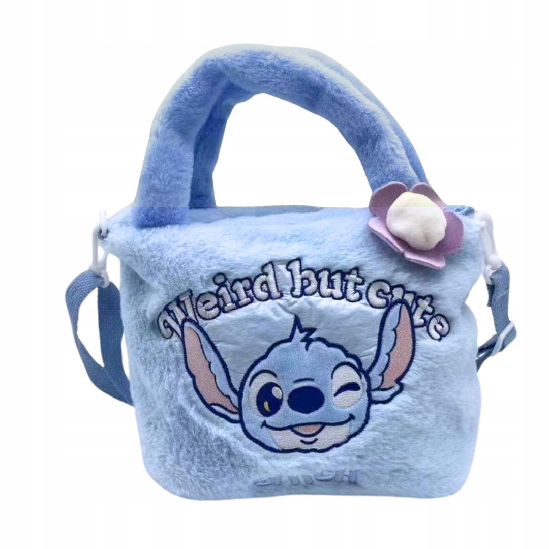 Pluszowa torba Stitch z napisem 'Weird but Cute' - uroczy dodatek ...