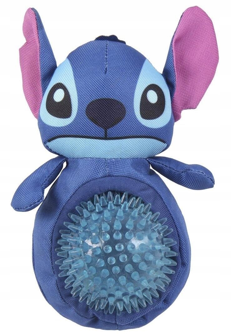 PLUSZOWA ZABAWKA Z PIŁKĄ GRYZAKIEM DLA PSA, Z PISZCZAŁKĄ - STITCH ...