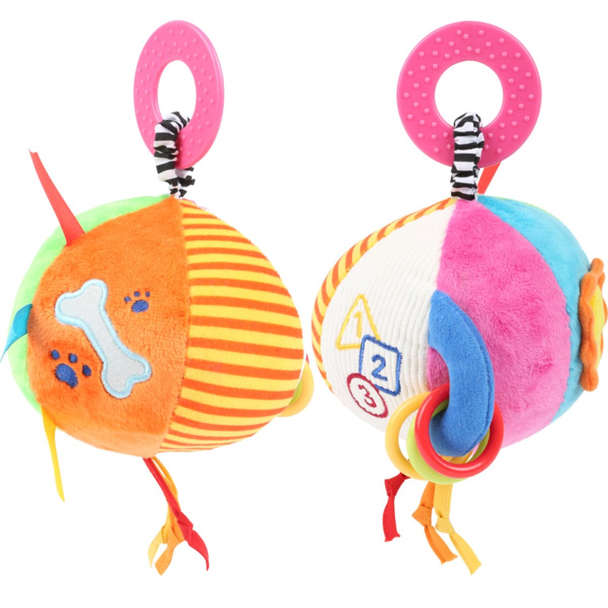Pluszowa zawieszka aktywizująca - piłka - small foot | Sklep EMPIK.COM
