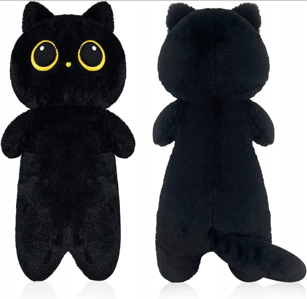 Pluszowy kot czarny miękka zabawka 40 cm - Inna marka | Sklep EMPIK.COM