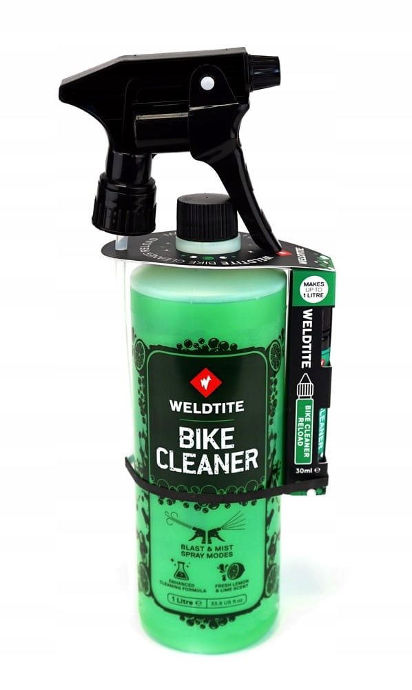 Płyn do mycia roweru Weldtite Bike Cleaner Lime Spray 1L Reload 30ml - Weldtite | Sport Sklep ...