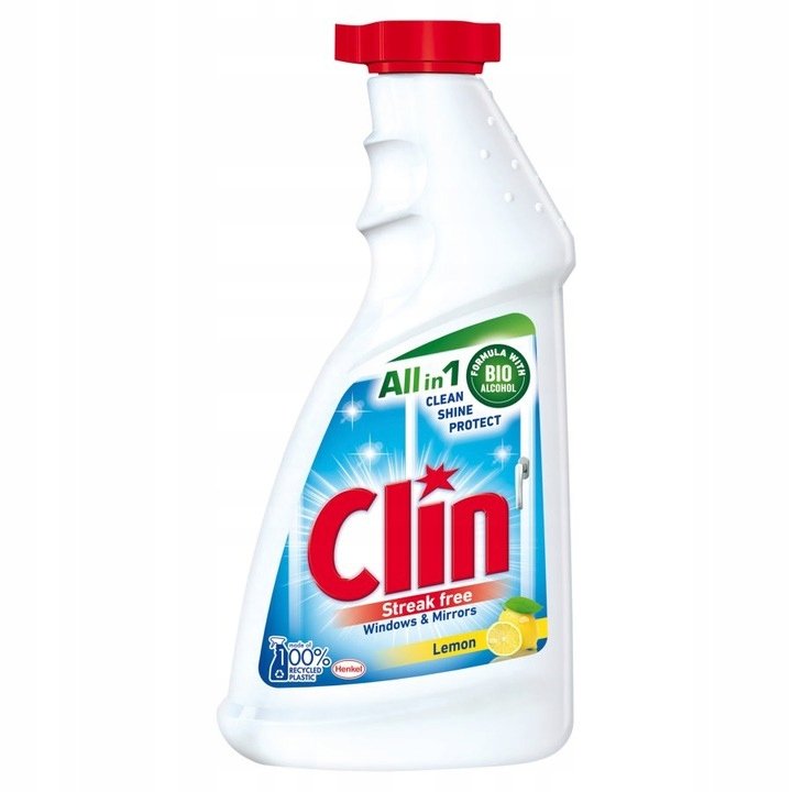 Płyn Do Mycia Szyb I Luster Clin Lemon Zapas 500 Ml - Henkel | Sklep ...