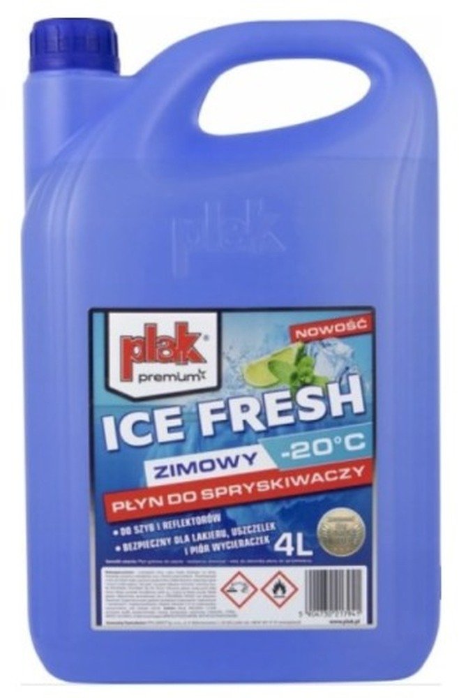 Płyn do spryskiwaczy zimowy Plak Ice Fresh -20°C 4 litry - Inna marka ...