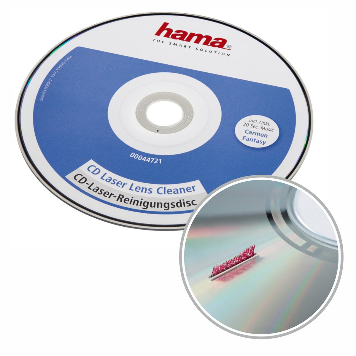 Płyta czyszcząca do napędów Hama CD/DVD Bluray Audio Cleaner czyścik ...