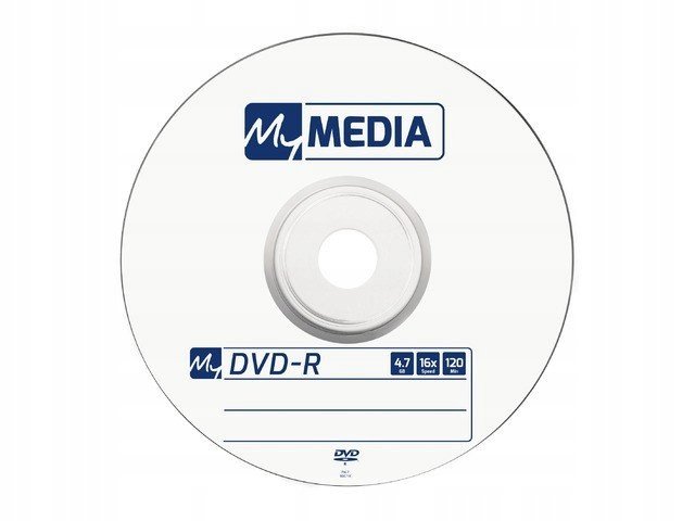 Płyta DVD-R MyMedia by Verbatim 4.7GB 120min 16x 50szt (zgrzewka 50 ...