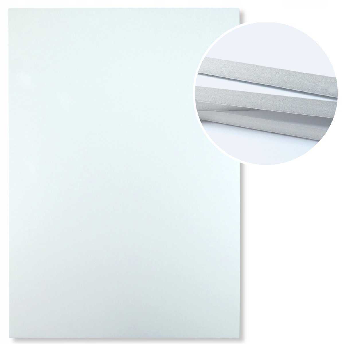 Płyta piankowa piankowo-kartonowa Foamboard 50x70 cm biała 10 mm bez ...