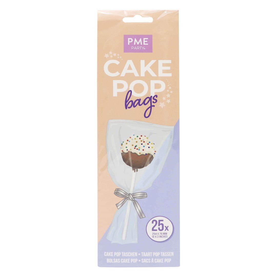 PME Zestaw torebek Cake Pop ze srebrnymi wstążkami - PME | Sklep EMPIK.COM