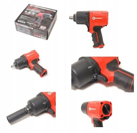 PNEUMATYCZNY KLUCZ UDAROWY DO KÓŁ 1/2 1450 Nm TWIN HAMMER FORCEKRAFT - Forcekraft | Sklep EMPIK.COM