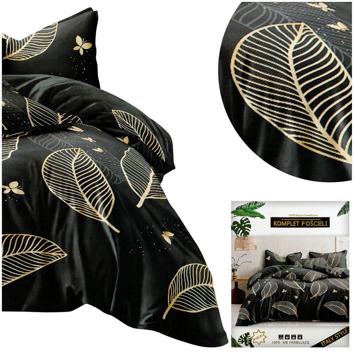 Po ciel 200 x 220 4cz Satynowa Dalwin 950 - Łóżkoholicy | Sklep EMPIK.COM