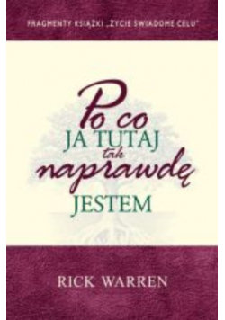 Po co ja tutaj tak naprawdę jestem - Koinonia | Książka w Empik