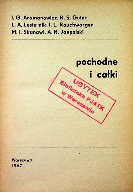 Pochodne i całki - Opracowanie zbiorowe | Książka w Empik