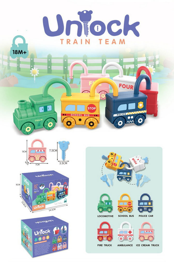 Pociąg Skarbów z Wagonami dla Dzieci - Lean Toys | Sklep EMPIK.COM