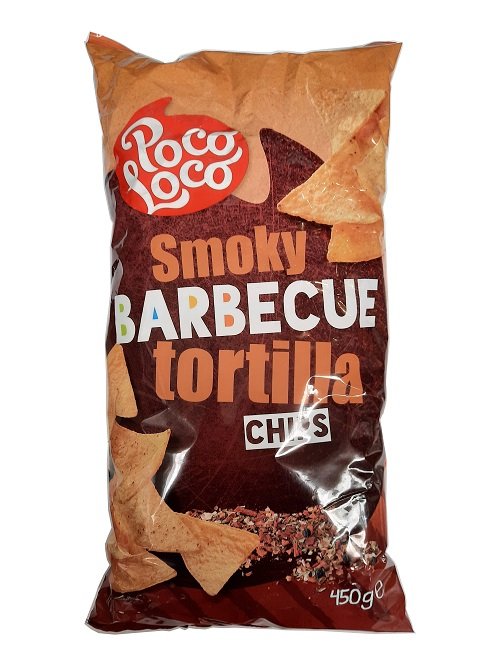 Poco Loco Chipsy kukurydziane tortilla barbecue 450 g - Inna marka ...