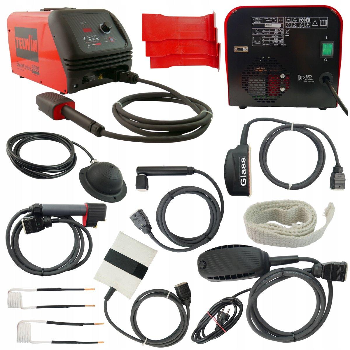 Podgrzewacz indukcyjny do śrub nakrętek Smart Inductor 5000 DELUX akcesoria - TELWIN | Sklep ...